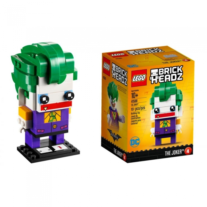 LEGO 41588 - The Joker Brickheadz - Dadi e Mattoncini