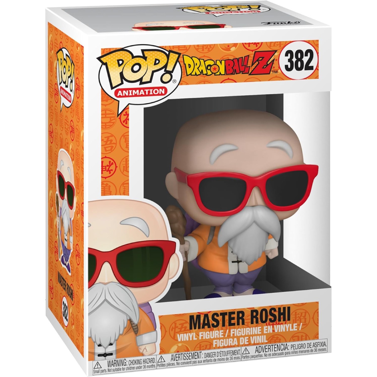 FUNKO Dragon Ball Z - Master Roshi 9cm - Funko Pop 382 - Dadi e Mattoncini
