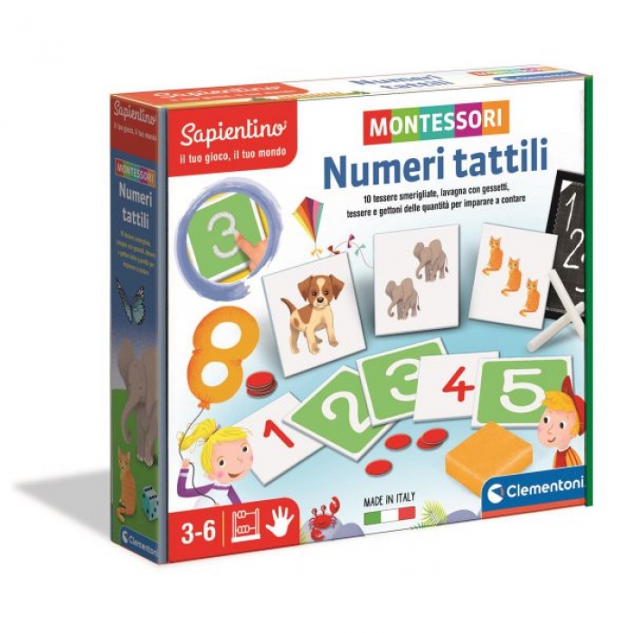CLEMENTONI Numeri Tattili - Montessori a 12,99