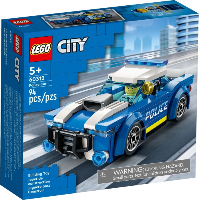 LEGO 60312 - Auto Della Polizia - Dadi e Mattoncini