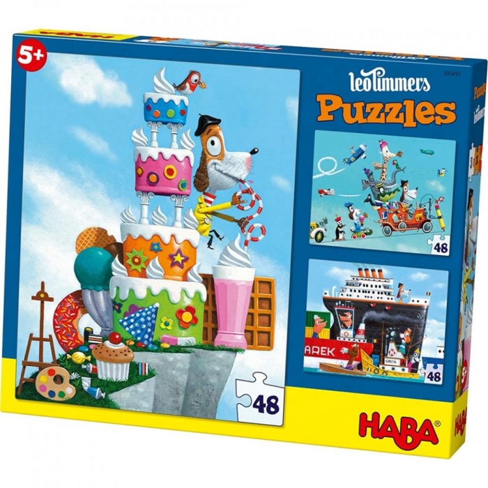 HABA Puzzle 48 Pezzi - Dadi e Mattoncini