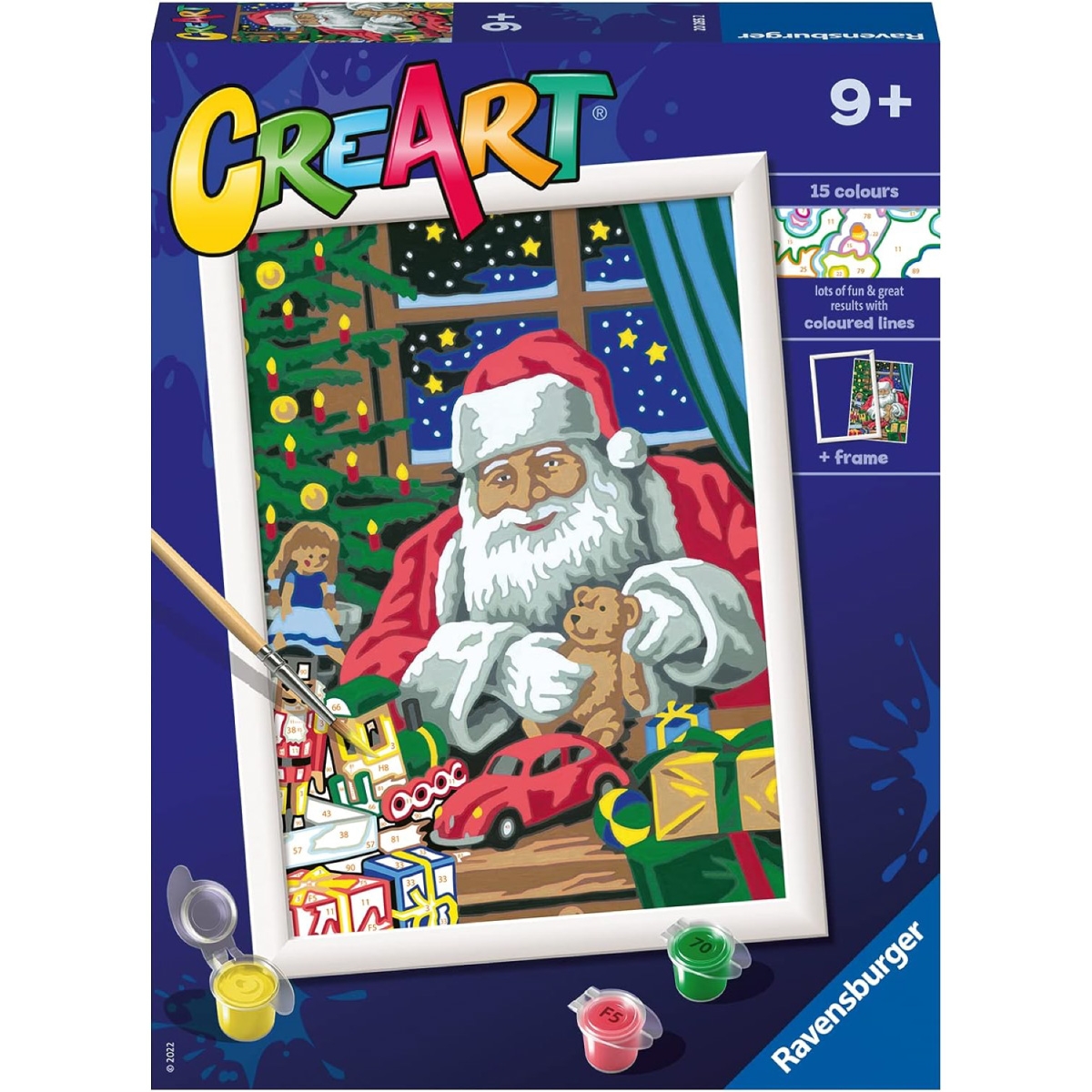 Ravensburger - CreArt Serie D: Babbo Natale, Kit per Dipingere con i ...