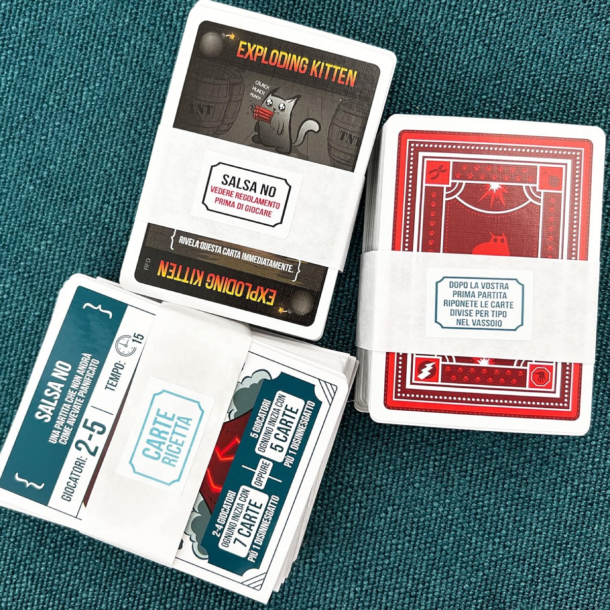 ASMODÈE Exploding Kittens - Recipes For Disaster - Dadi e Mattoncini