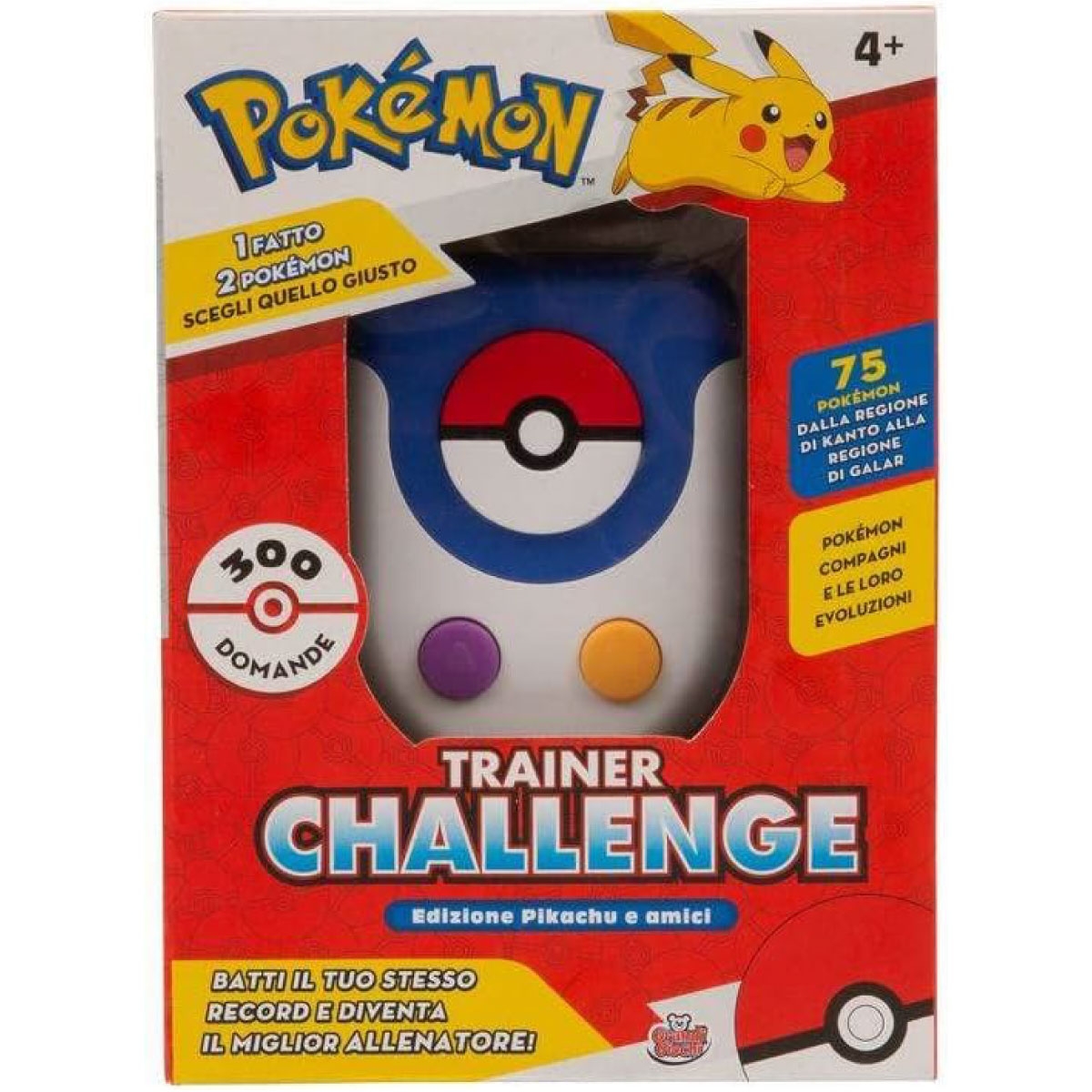 GRANDI GIOCHI Pokémon - Trainer Challenge - Edizione Pikachu E Amici ...