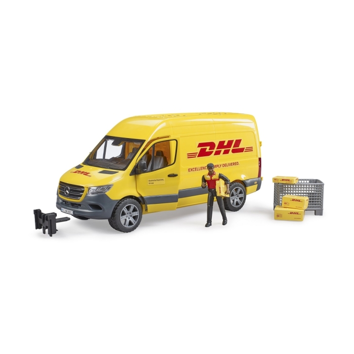 BRUDER Mb Sprinter Dhl Con Personaggio - Dadi e Mattoncini
