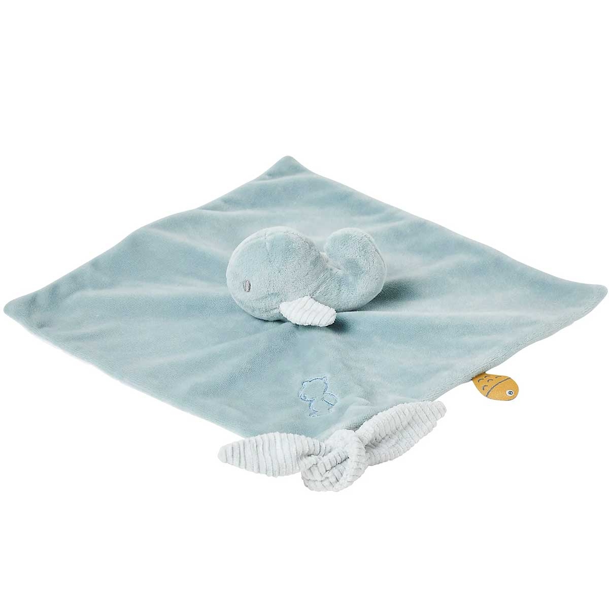 NATTOU Doudou Sally La Balena - 27x27cm - Dadi e Mattoncini