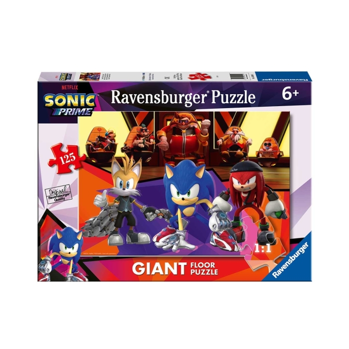 Ravensburger - Puzzle Sonic, Collezione 125 Giant Pavimento, 125 Pezzi ...