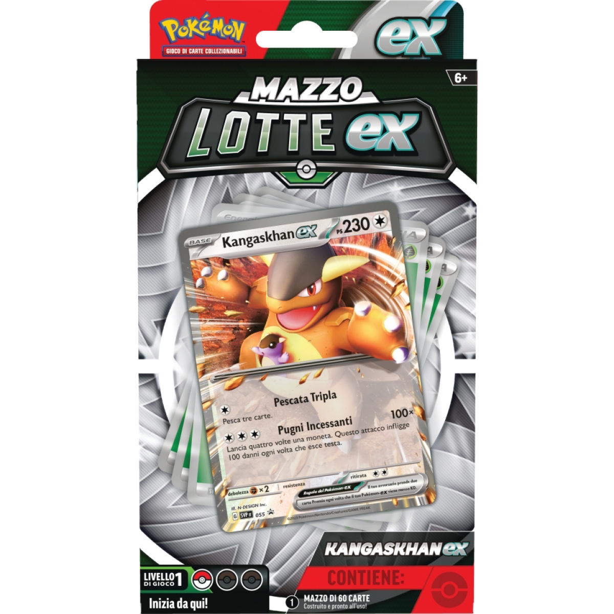 POKEMON COMPANY Pokemon - Mazzi Lotta Ex - Kangaskhan-ex (ita) - Dadi e ...