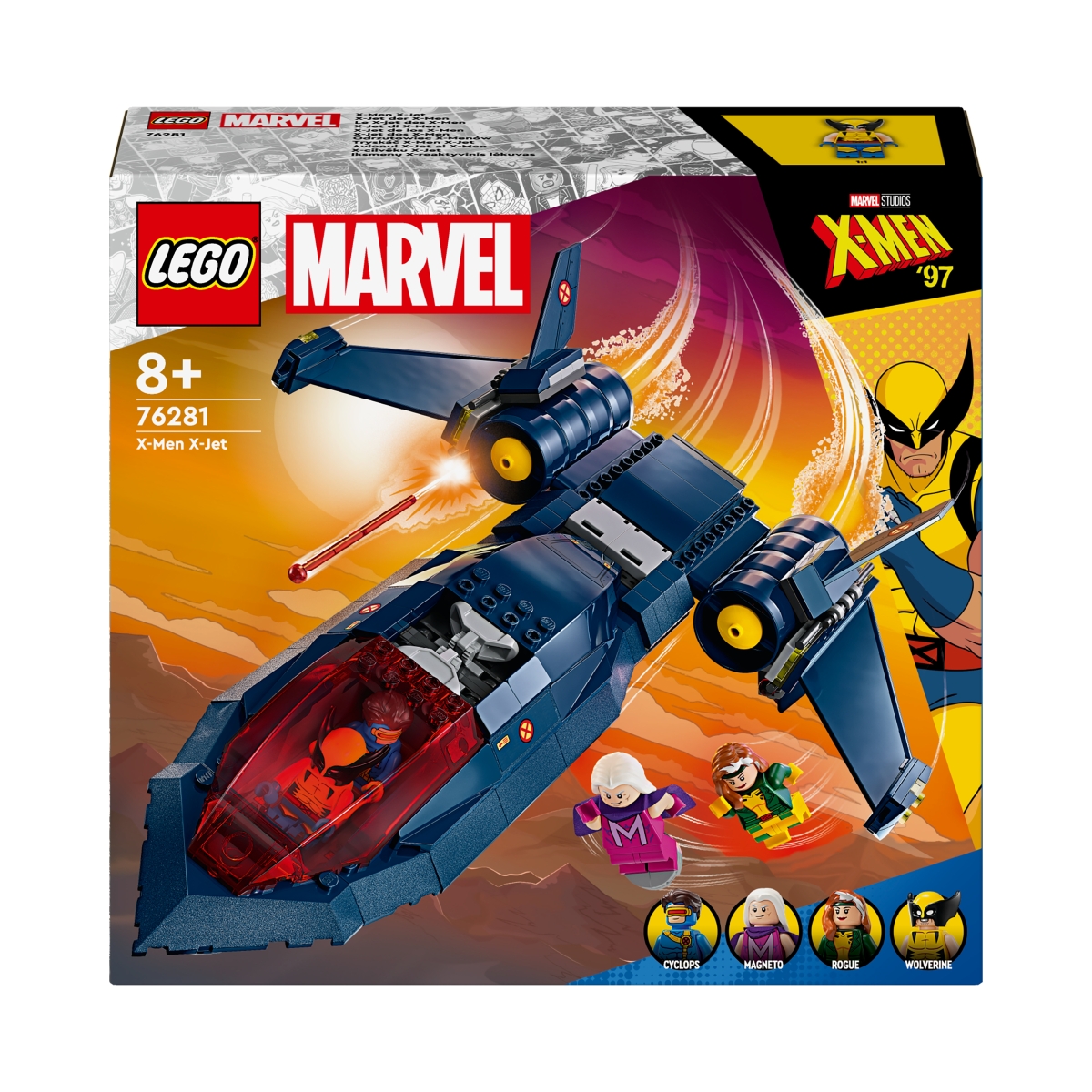LEGO 76281 - X-jet Di X-men - Dadi e Mattoncini