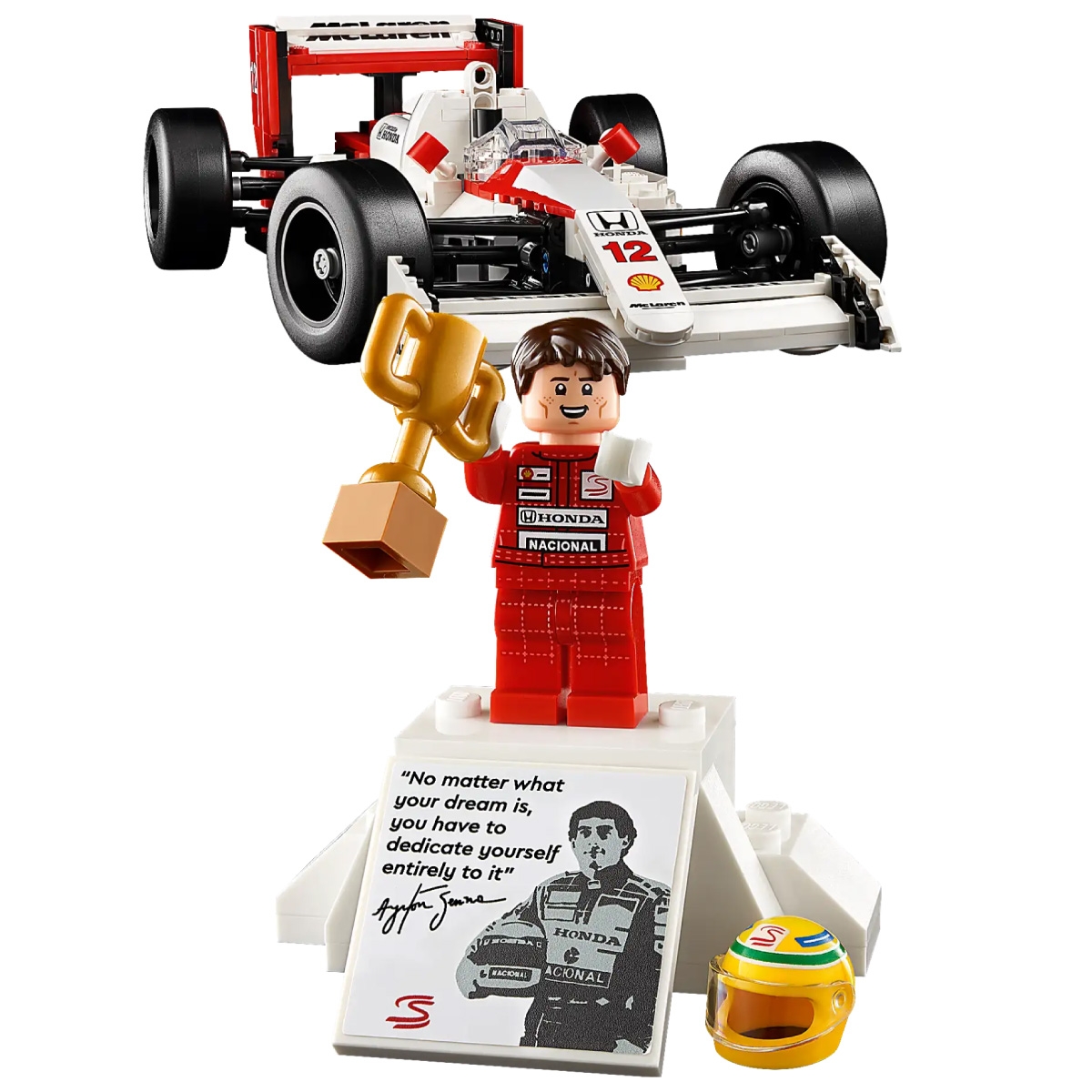 LEGO 10330 - Mclaren Mp4 E Ayrton Senna - Dadi e Mattoncini