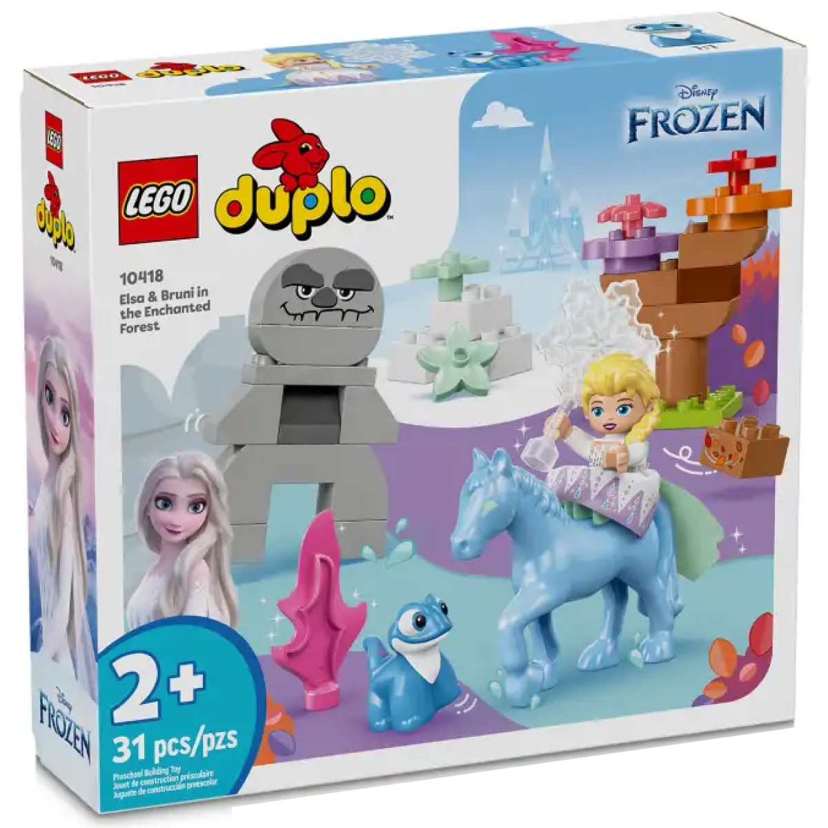 LEGO 10418 - Elsa E Bruni Nella Foresta Incantata - Dadi e Mattoncini