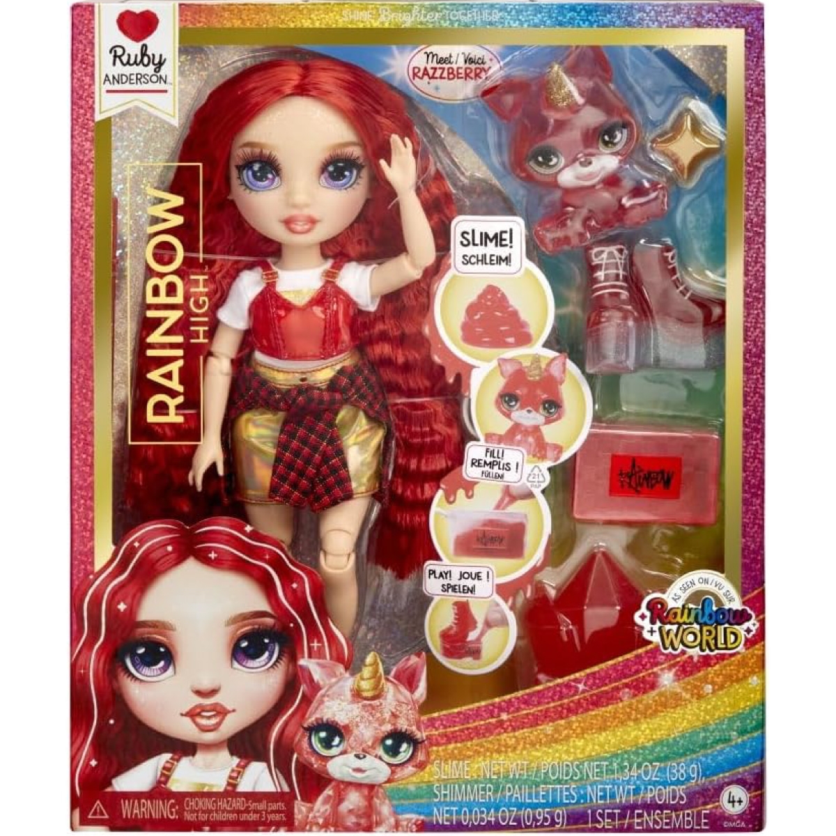 MGA ENTERTAINMENT Rainbow High - Ruby Anderson - Classic Fashion Doll ...