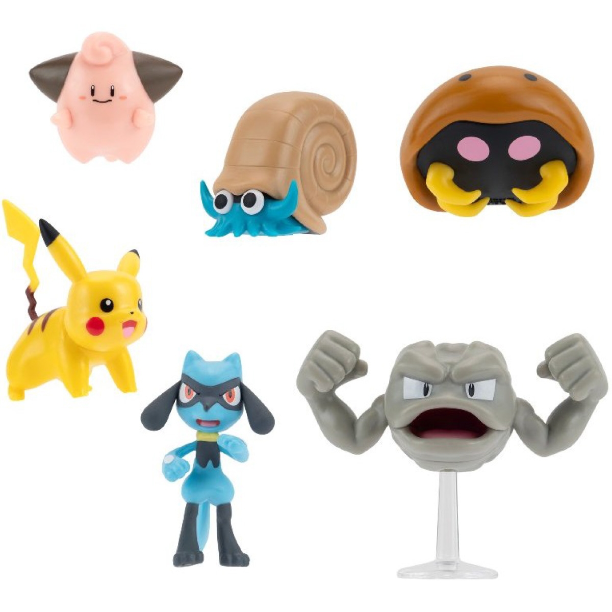 JAZWARES Pokemon - Battle Figure Multi-pack - Pikachu / Cleffa ...