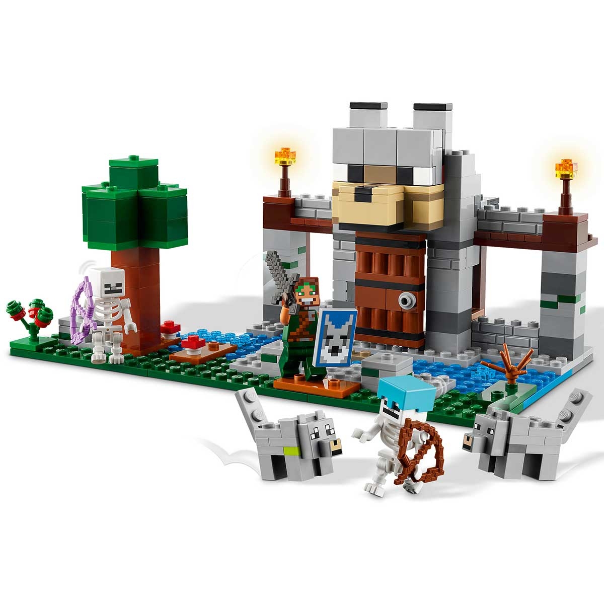 LEGO 21261 - Il Castello Del Lupo - Dadi e Mattoncini