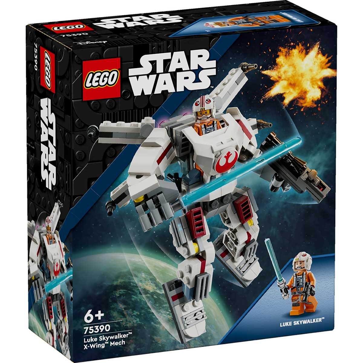 LEGO 75390 - Mech X-wing Di Luke Skywalker - Dadi e Mattoncini