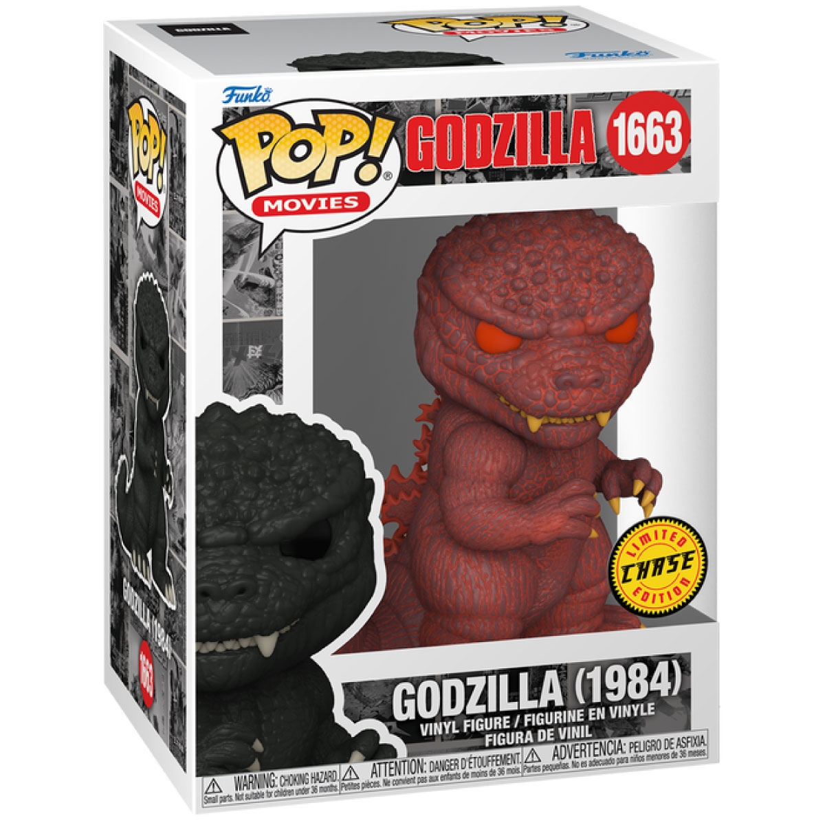 FUNKO Godzilla 70th Anniversary - Godzilla (1984) 9cm - Funko Pop Chase ...