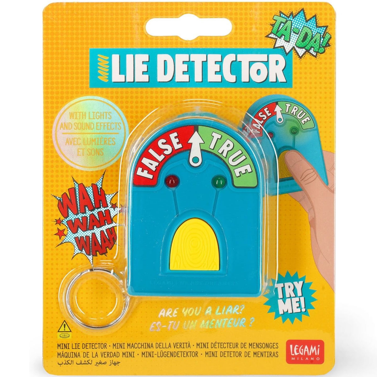 LEGAMI Mini Macchina Della Verità - Mini Lie Detector - Dadi e Mattoncini