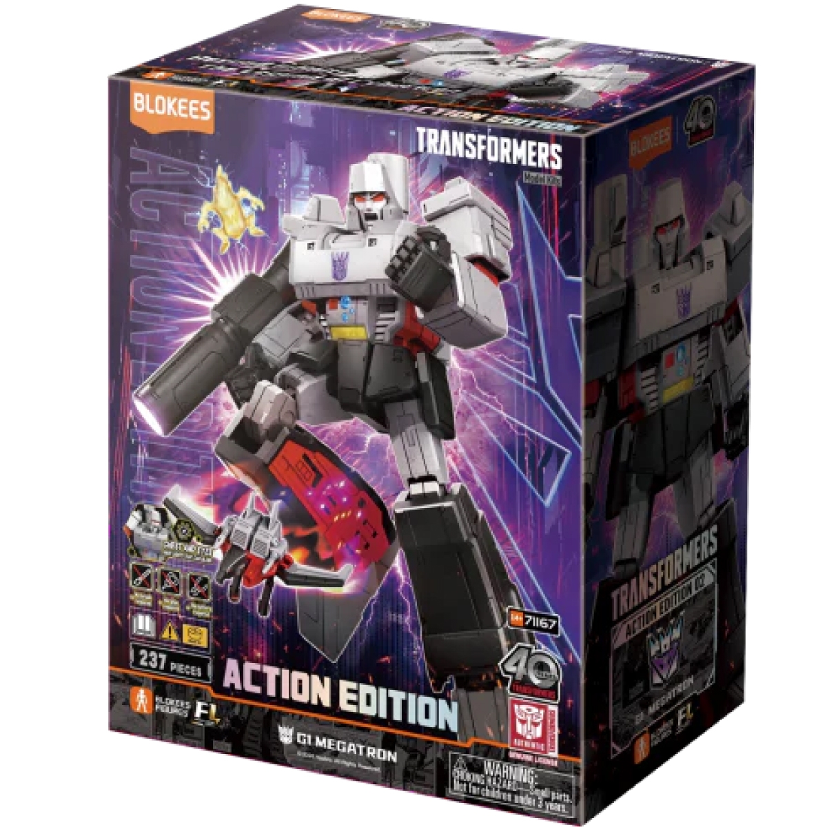 BLOKEES Transformers - Action Edition 02 - G1 Megatron - 237pz - Light ...